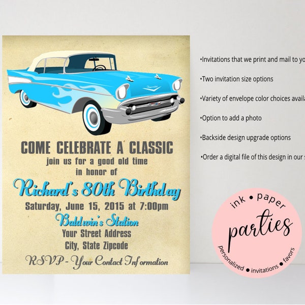 Classic Invitation - Etsy