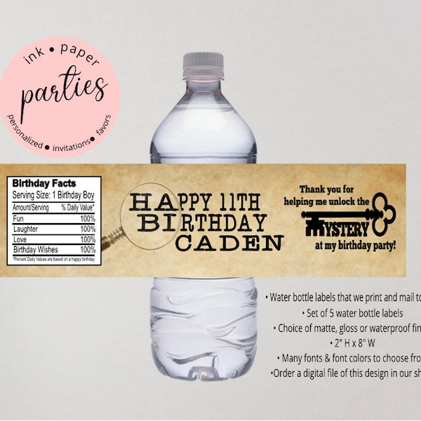 Detective Party - Etsy