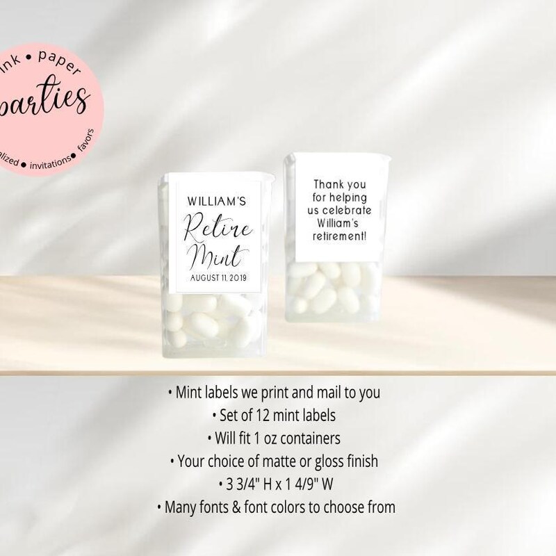 Retire Mints - Etsy