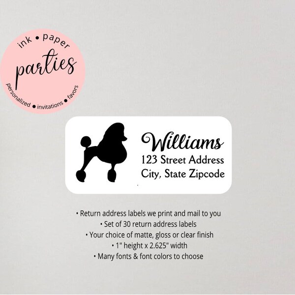 Return Address Label - Etsy