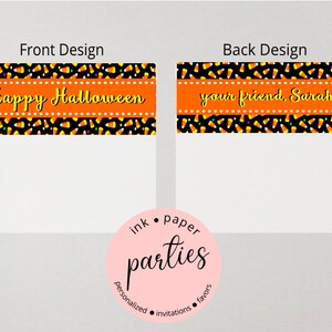 Halloween Candy Corn Party Favors Favor Favors Bag Bags Treat Toppers ...