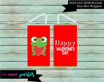 Juice Box Valentine | Etsy