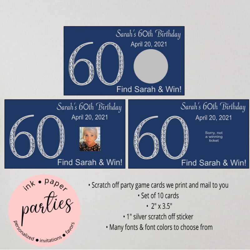 Custom Scratch off Card - Etsy