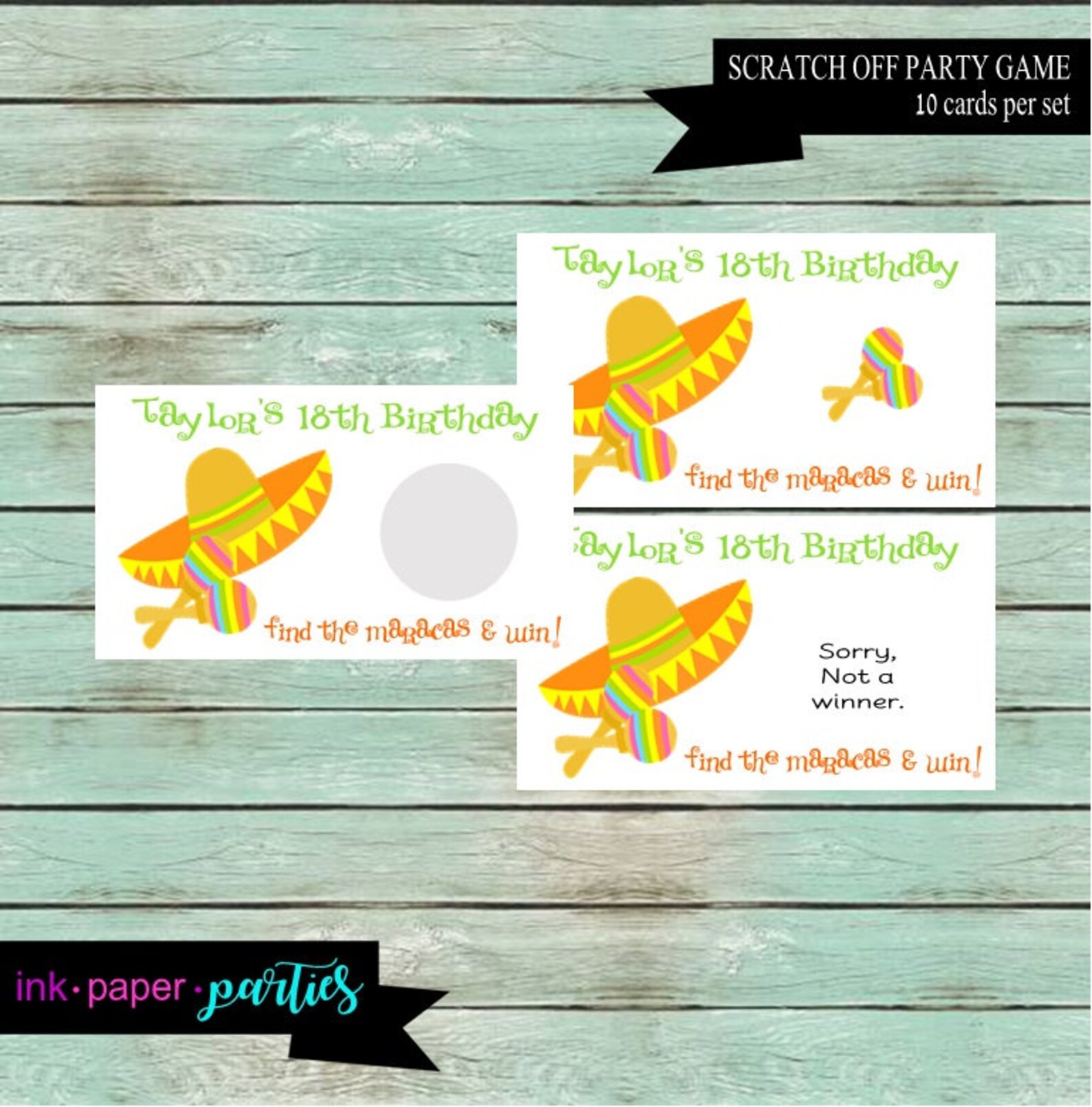 Mexican Fiesta Cinco De Mayo Sombrero Birthday Shower Party | Etsy