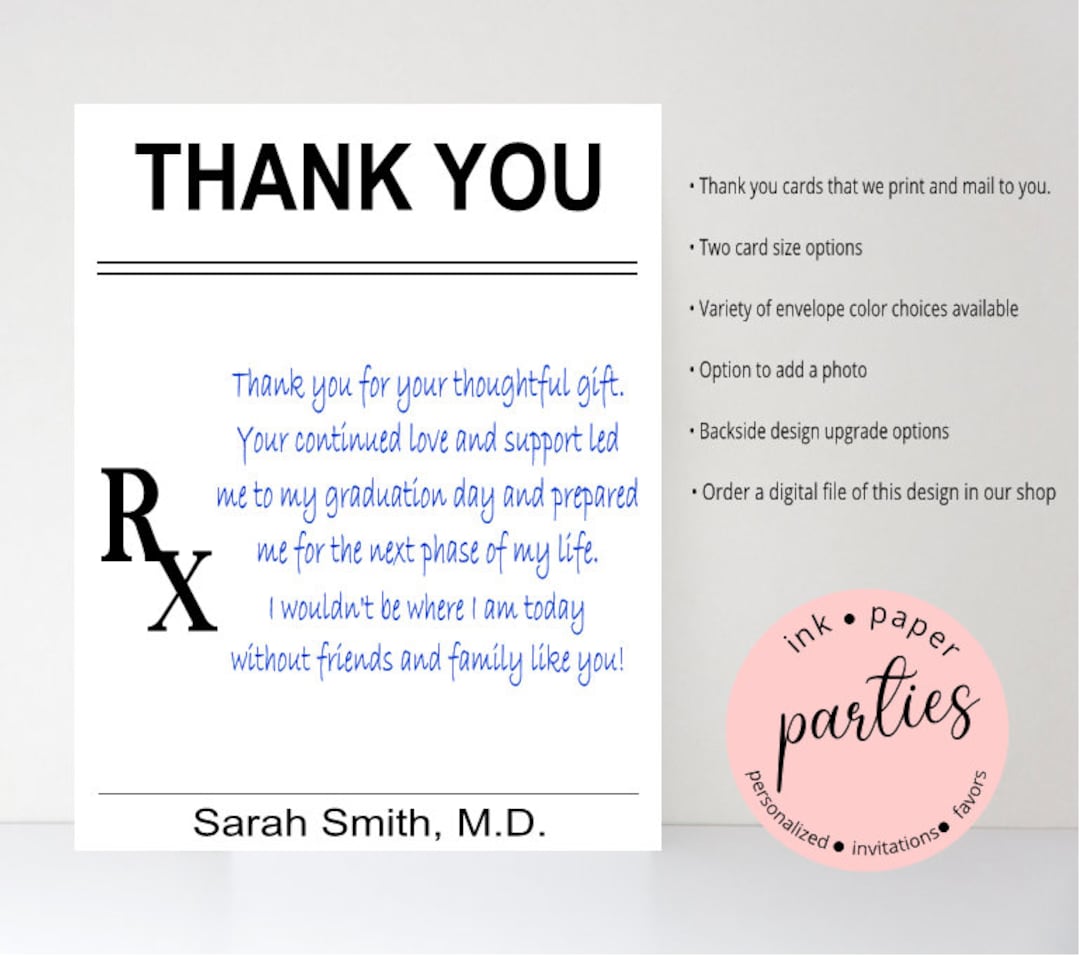 Prescription Medical School Doctor Physician Pharmacy Graduation ...