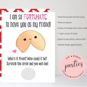 Fortune Cookie Valentine Card - Valentine's Day Cards - Classroom ...