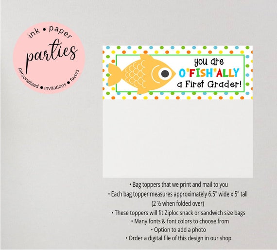 Kindergarten Graduation Fish