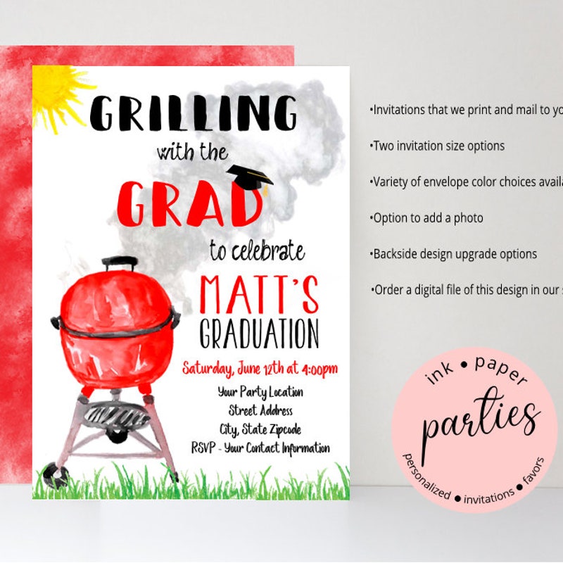 Cookout Invitation - Etsy