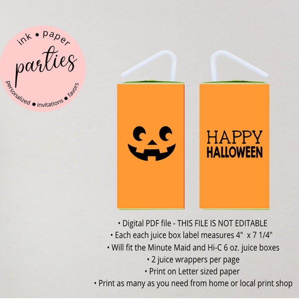 Juice Box Wrapper - Etsy