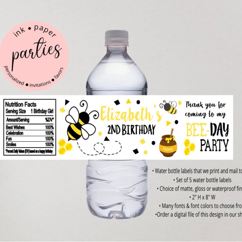 Bumble Bee Bottle - Etsy