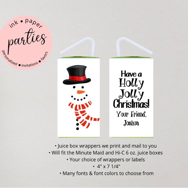 Juice Box Wrapper - Etsy