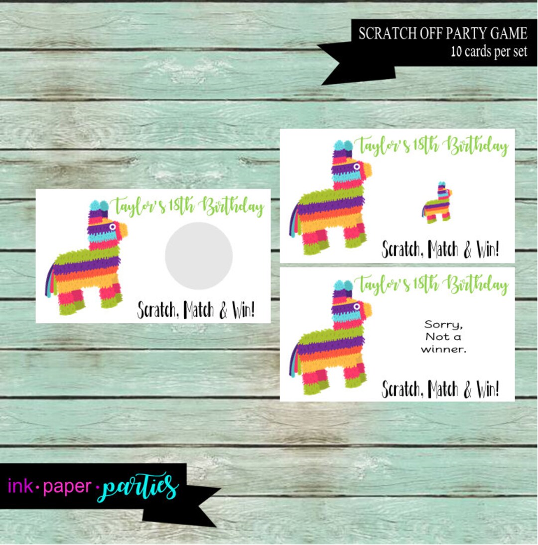 Piñata Mexican Fiesta Cinco De Mayo Sombrero Birthday Shower - Etsy