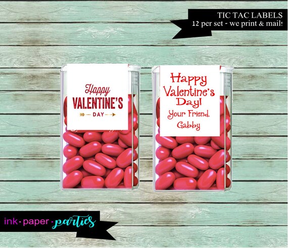 Valentine's Day Party Candy Mints Mint Labels Kids School | Etsy