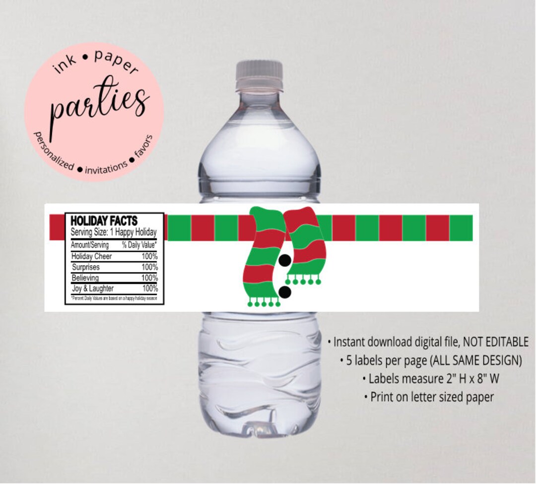 Instant Download DIY Digital File Snowman Christmas Holiday Water ...