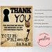 Escape Room Birthday Party Thank You Note Cards Personalized Custom We ...