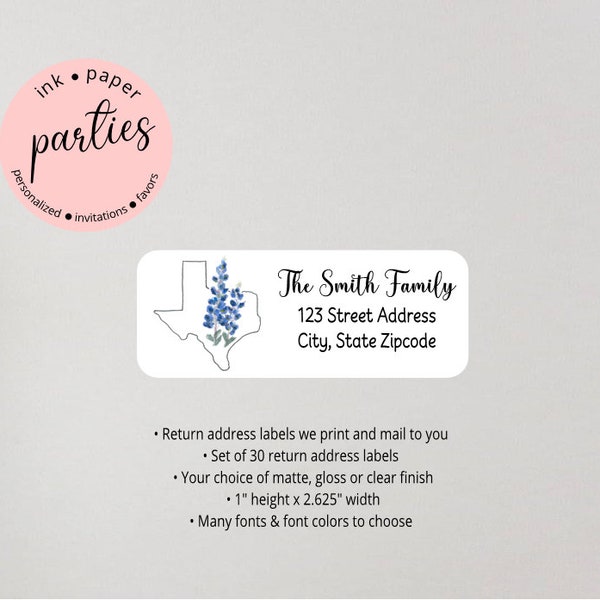 Return Address Label - Etsy