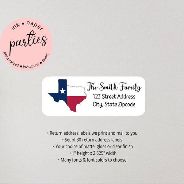 Return Address Label - Etsy