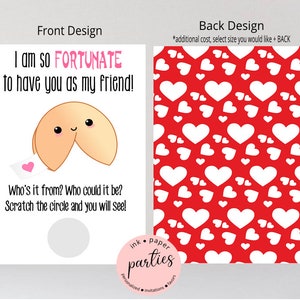 Fortune Cookie Valentine Card - Valentine's Day Cards - Classroom ...
