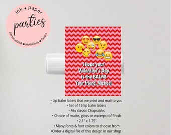 Personalized. Valentine's Day. Lip Balm - Etsy