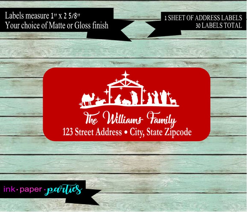 Christmas Holiday Christian Nativity Religious Any Color | Etsy