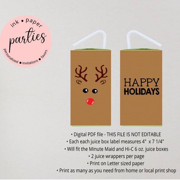 Juice Box Wrapper - Etsy