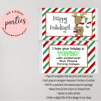 Christmas Rolo Candy Wrapper – Holiday Santa Gift (digital PDF) - Etsy