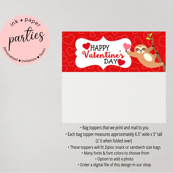 Valentine Party Bags - Etsy