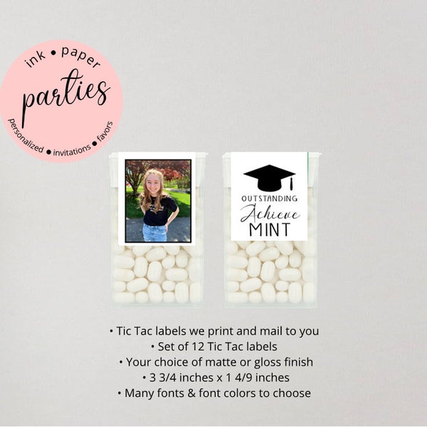 Graduation Candy Labels - Etsy