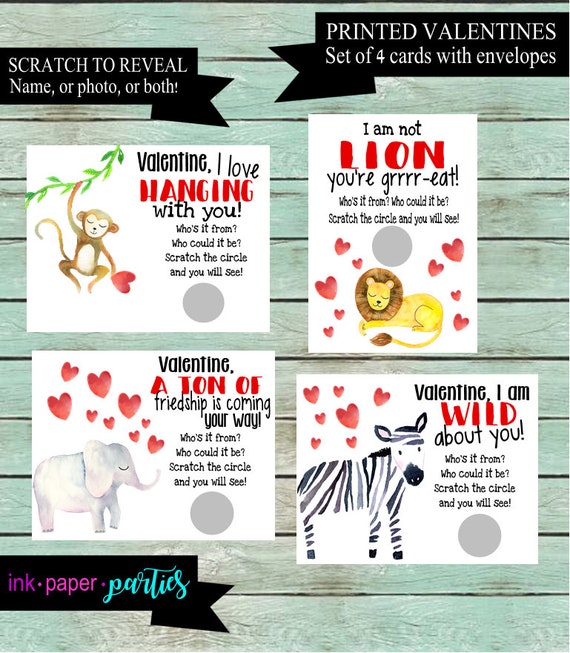 Jungle Animals Monkey Lion Elephant Zebra set of 4 Multiple | Etsy