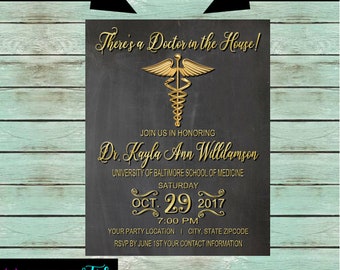 Graduation Graduate Nurse Nursing School Party Invitations | Etsy