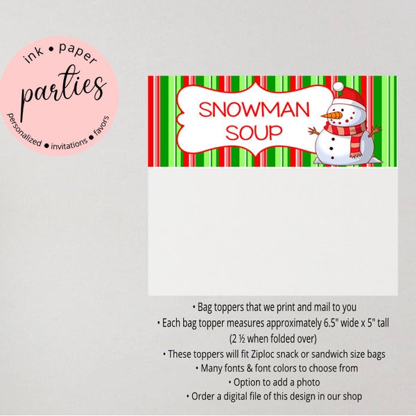 Snowman Poop Bag Topper - Etsy