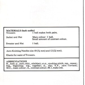 PDF Knitting Pattern, Action Figure Clothes, Toys Outfit, Jacket ...