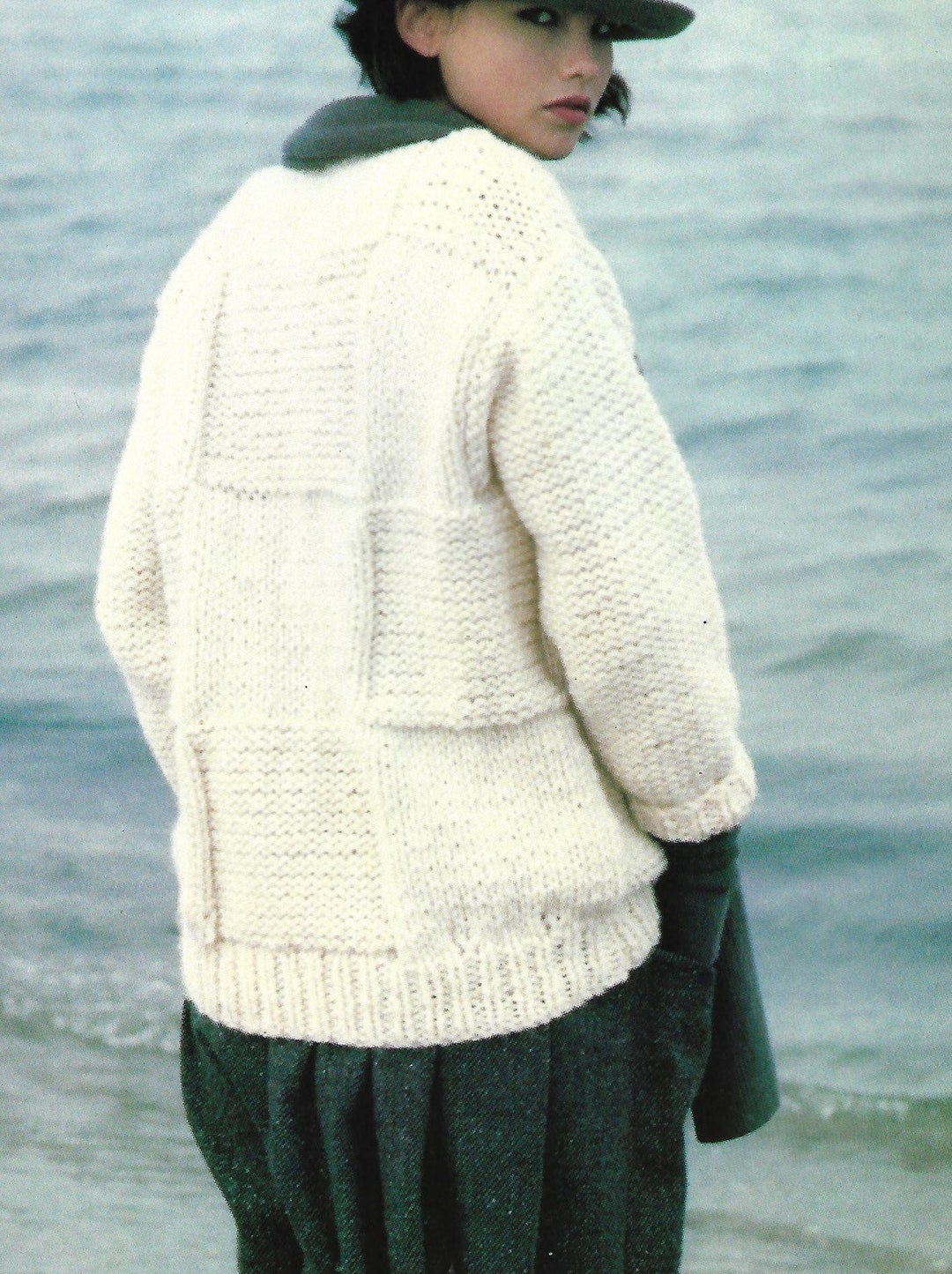 Over Sized, Ladies, Chunky Sweater, Jumper, Knitting Pattern, Pdf ...