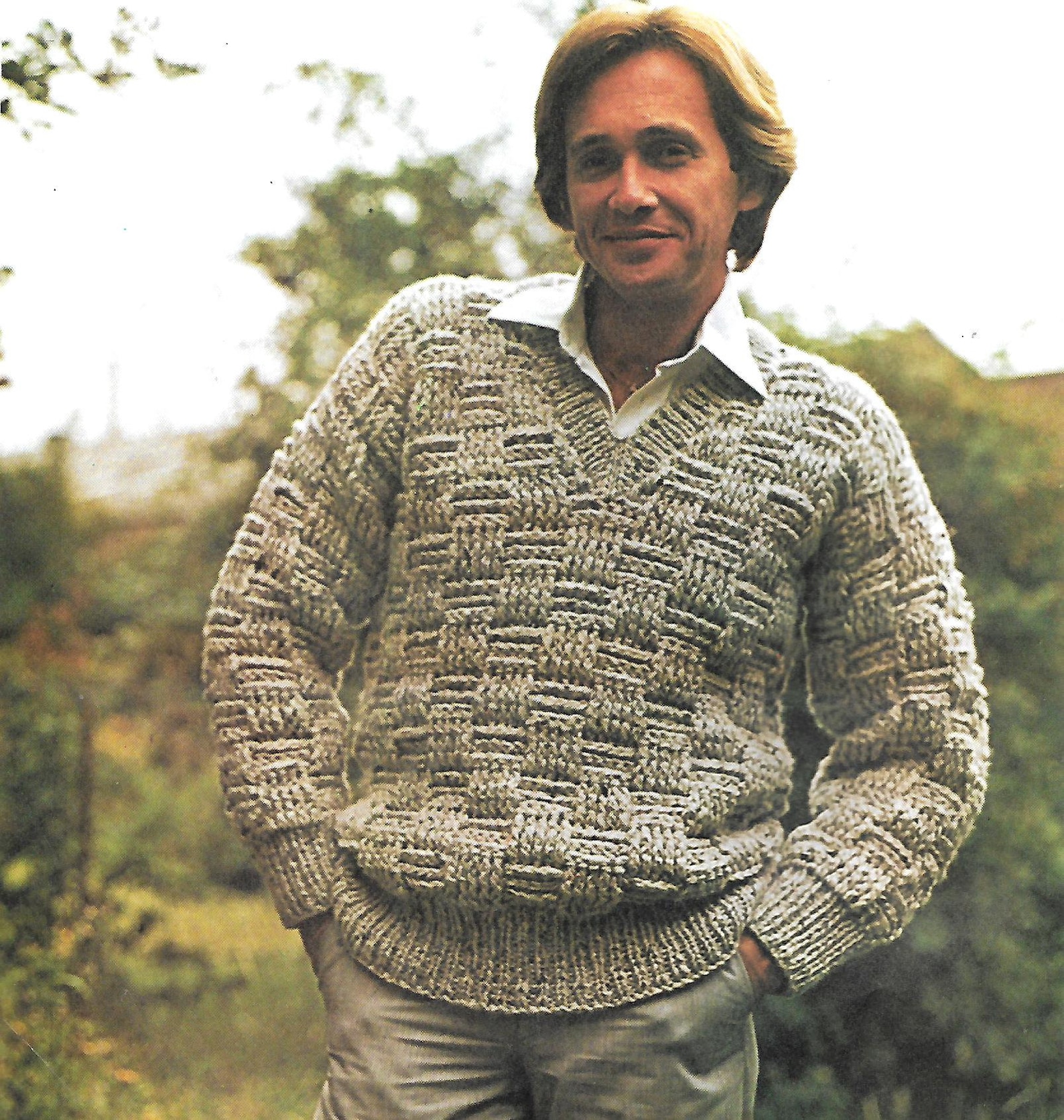 Pdf Crochet Pattern Mens Mans Crochet Sweater Jumper - Etsy UK