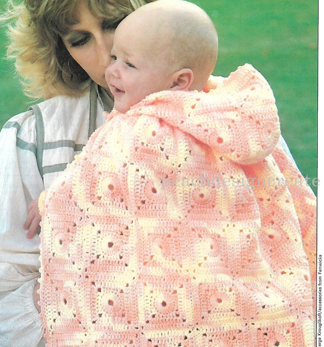 PDF Baby Hooded Cape, Crochet Pattern Granny Square Digital Download - Etsy