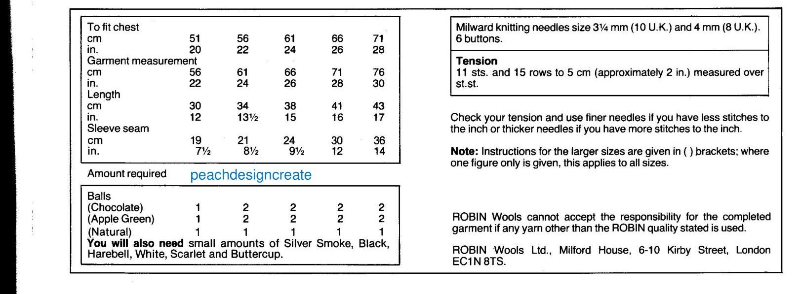 Thomas the Tank Engine Knitting Pattern: Children's Cardigan (20-28 In ...