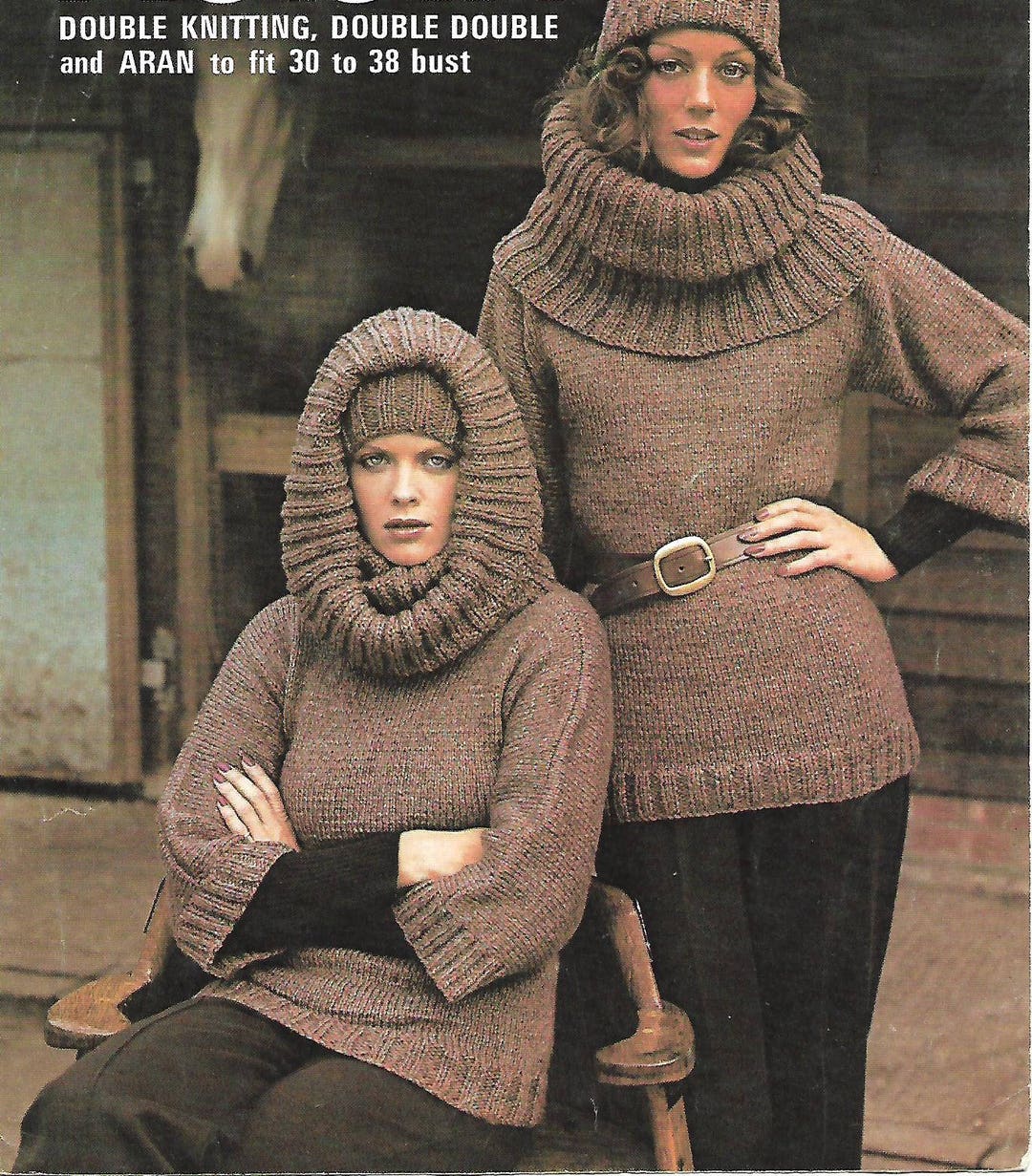 Knitting Pattern, Pdf, Retro, Vintage Fashion, Women's Ladies Sweater ...