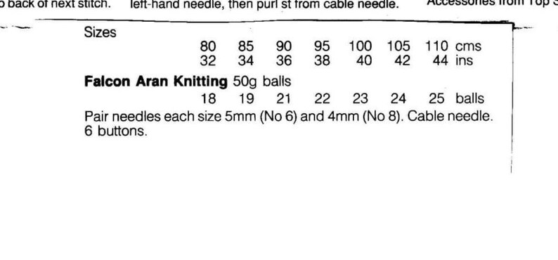Aran Cable Jacket Knitting Pattern: Bobble Cardigan (PDF Download, UK ...
