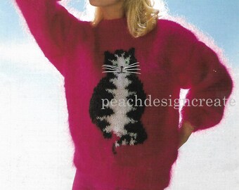 Cat Jumper Pattern - Etsy