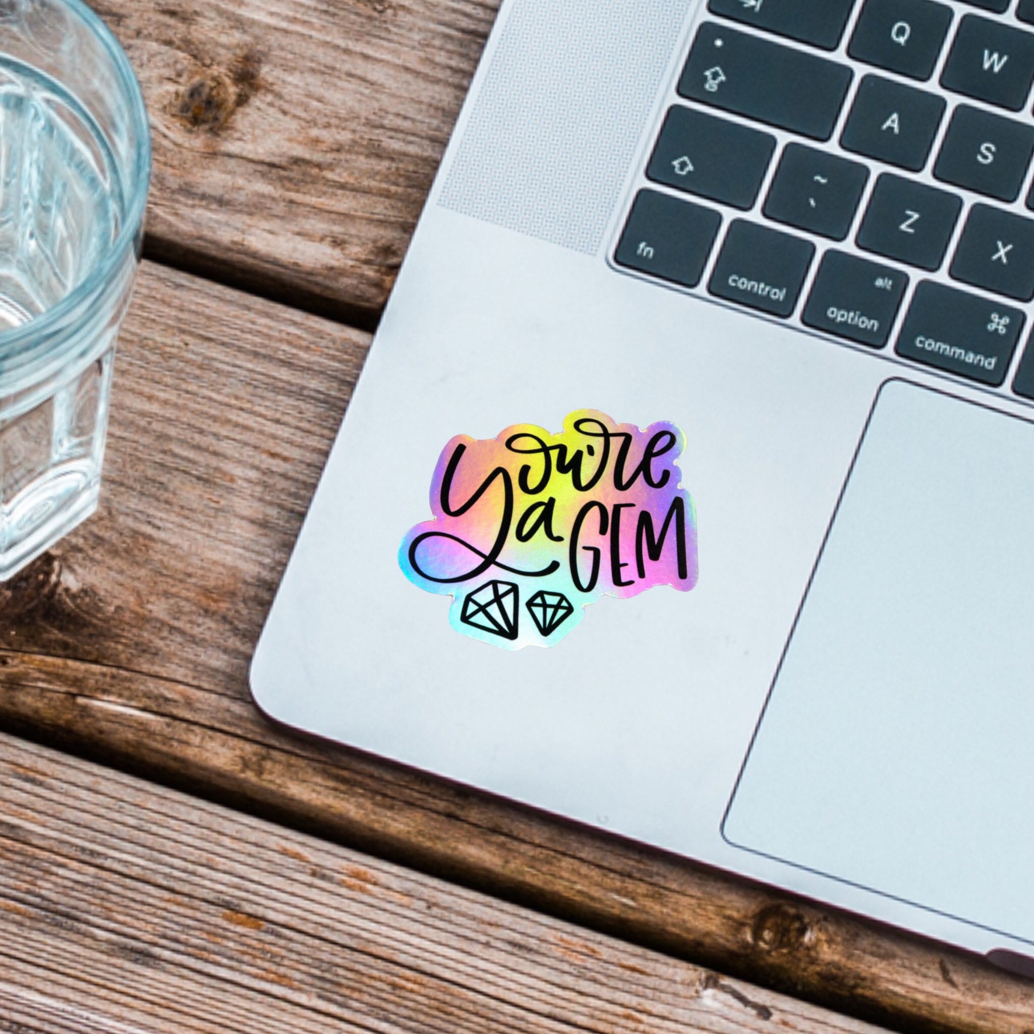 Youre A Gem Holographic Sticker Decal Kindness Sticker - Etsy