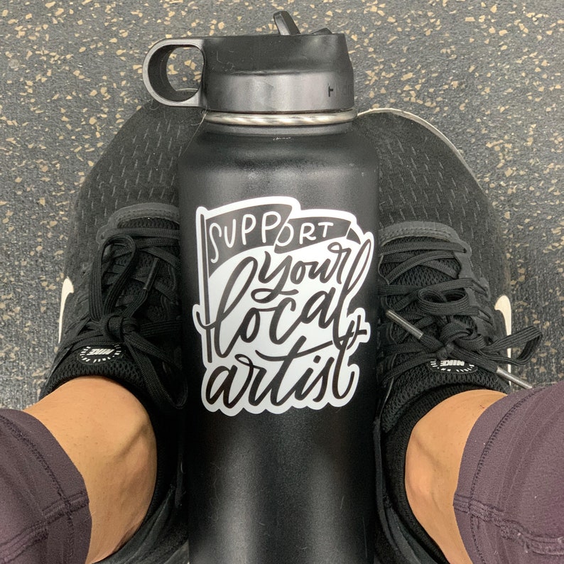 Support Your Local Artist Sticker Artisan Decal Maker | Etsy