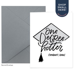 One Degree Hotter Graduation Card, Congrats Card - Etsy