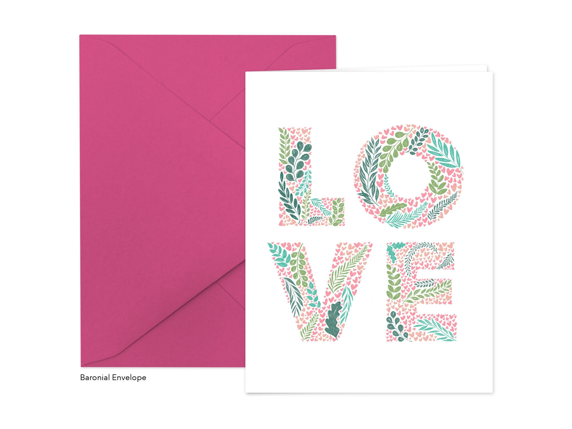 LOVE Greeting Card Blank Inside - Etsy.de