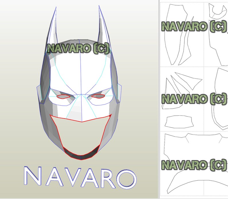 Batman cowl pepakura - howdf