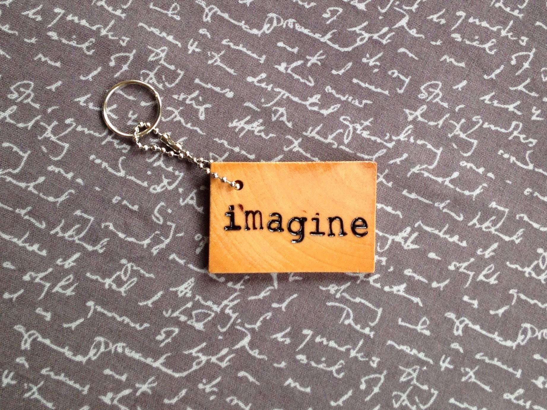 Beatles Quotes Keychain Wood Keychain Beatles Gift Unique Gift - Etsy