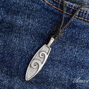 Handcrafted Surfboard Pendant Necklace, A Perfect Gift for Surfers ...