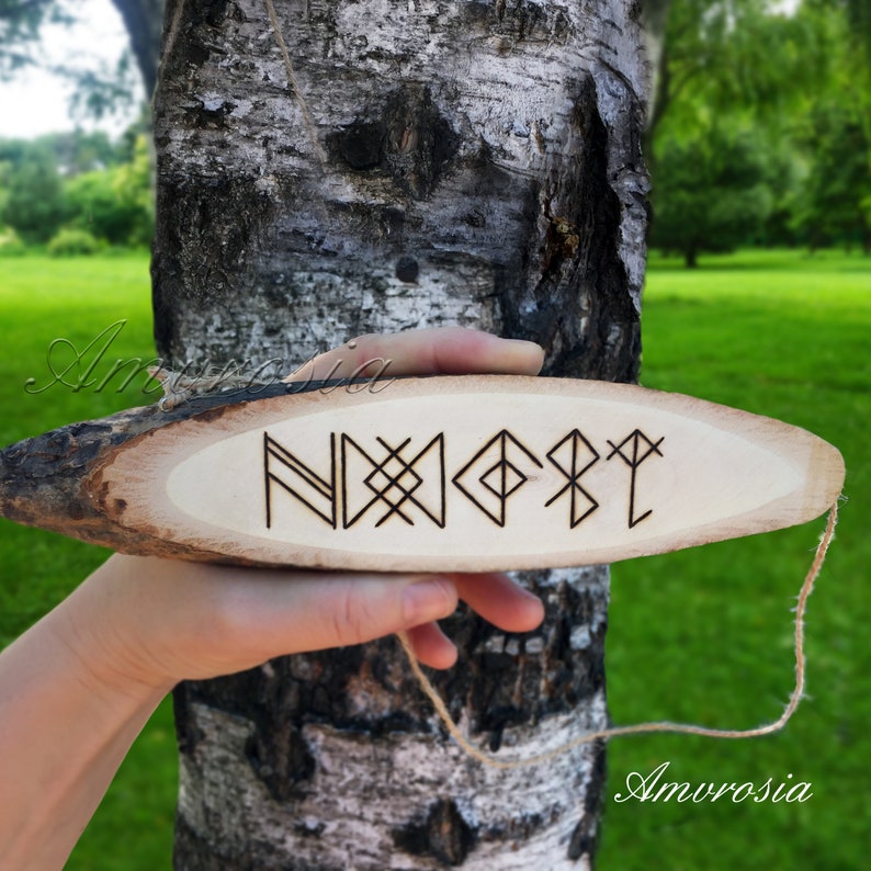 Powerful Viking Home Protection Amulet Combined Runes for - Etsy