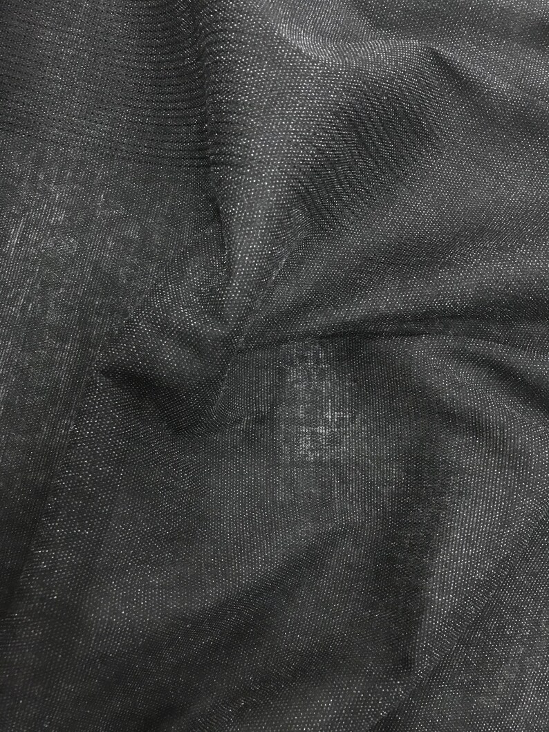 Interfacing Fabric Black Fusible Buckram Iron on FUSIBLE Soft - Etsy