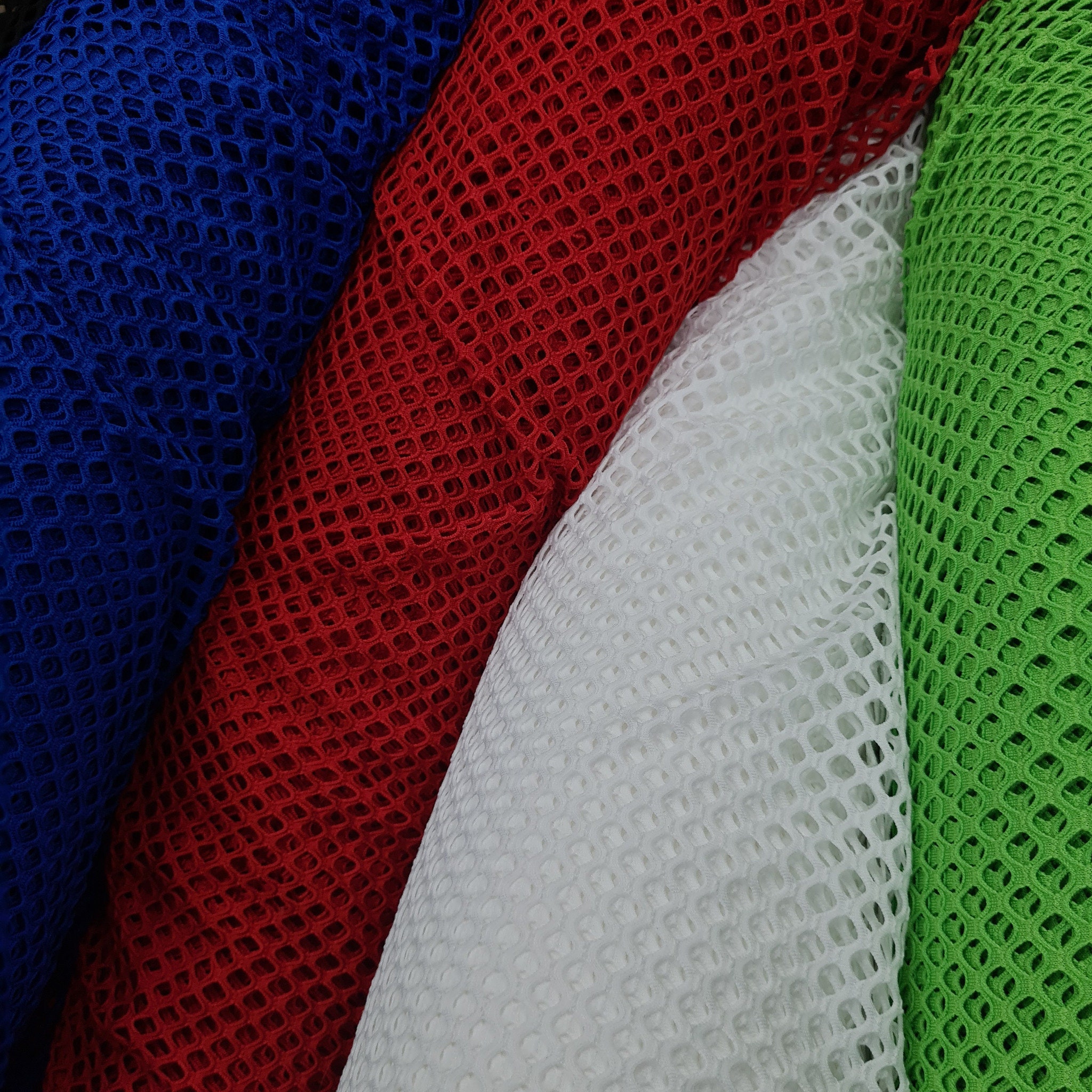 Diamond Fish Net Fabric Dress Clothing Airtex Stretch Vests - Etsy UK