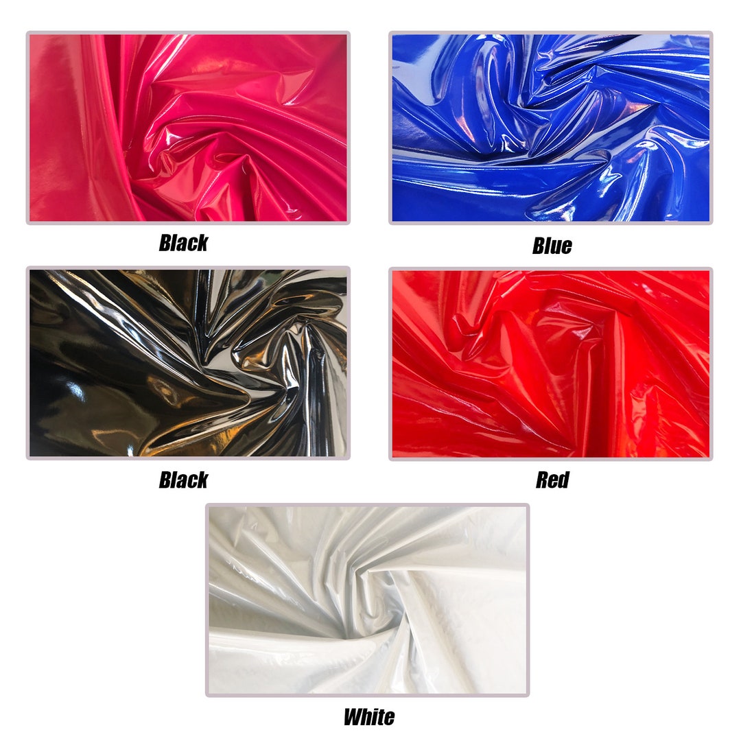 Shiny Gloss PVC Fabric Leatherette High Gloss Stretch Sexy Dress ...